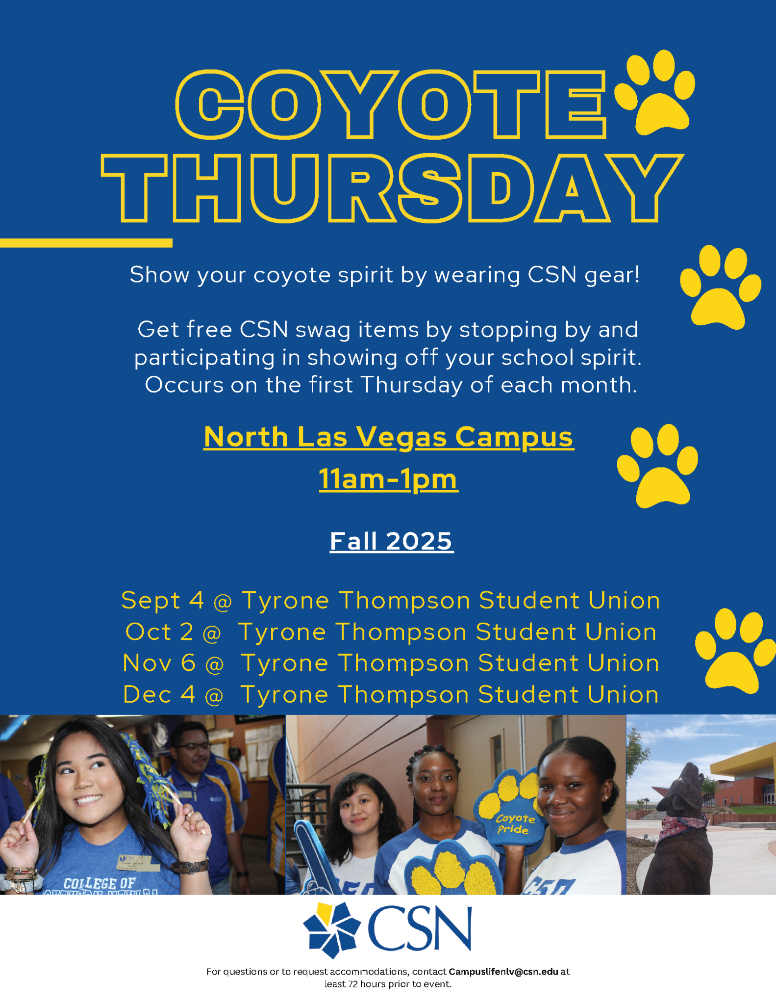 Events for December 2025 – College of Southern Nevada